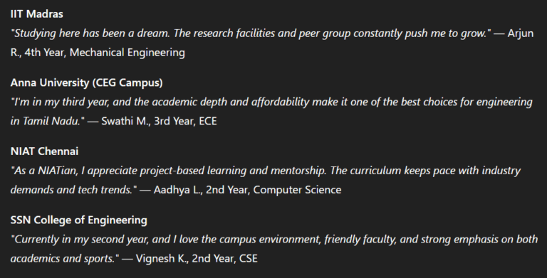 Top 10 Engineering Colleges in Chennai: Fees, Rankings, Admission ...